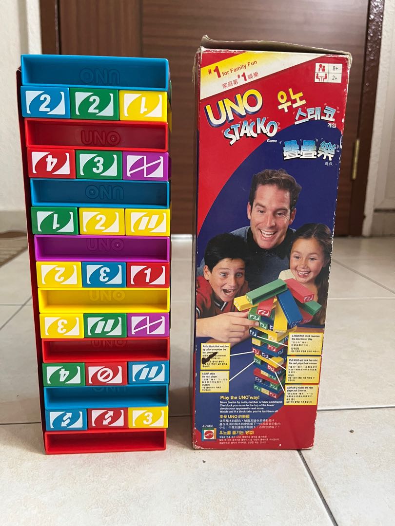 Uno Stacko, Hobbies & Toys, Toys & Games on Carousell