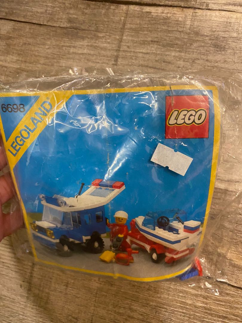 Used lego 6698 rv with speedboat, Hobbies & Toys, Toys & Games on Carousell