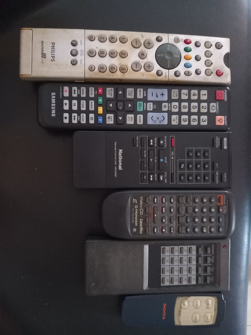 Various band remote control., TV & Home Appliances, TV & Entertainment ...
