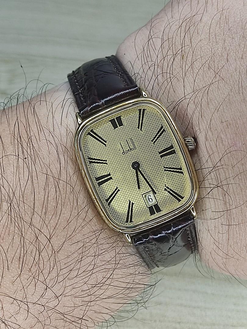 Vintage dunhill tank, Luxury, Watches on Carousell