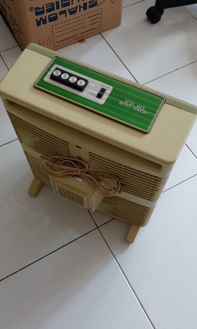Vintage National Pana Cycle Box Fan Moving Louvre, Furniture & Home ...