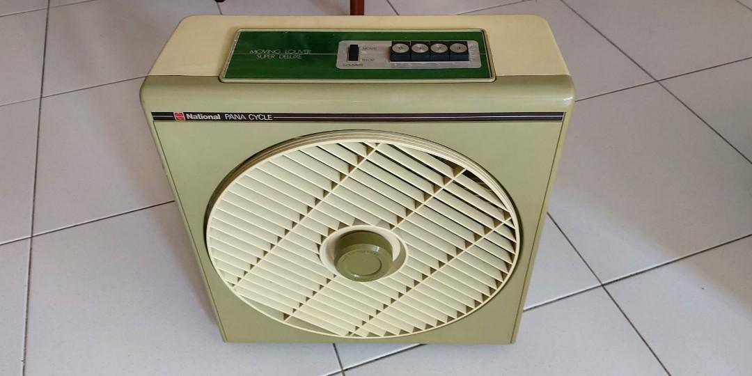 Vintage National Pana Cycle Box Fan Moving Louvre, Furniture & Home ...