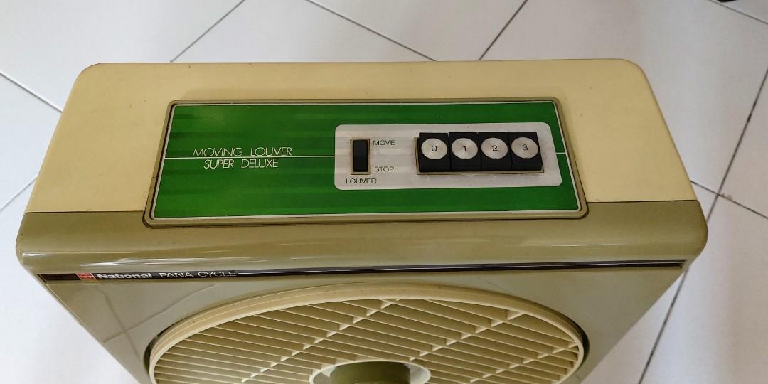 Vintage National Pana Cycle Box Fan Moving Louvre, Furniture & Home ...