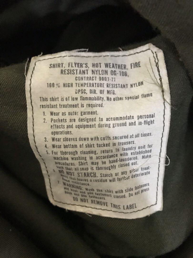 Vintage OG-106 Vietnam US Army Uniform, Men's Fashion, Tops & Sets ...