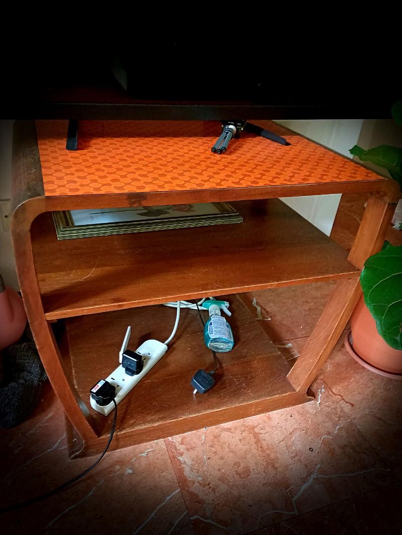 Vintage Retro 1950s Style Antique Table / TV Console, Furniture & Home ...