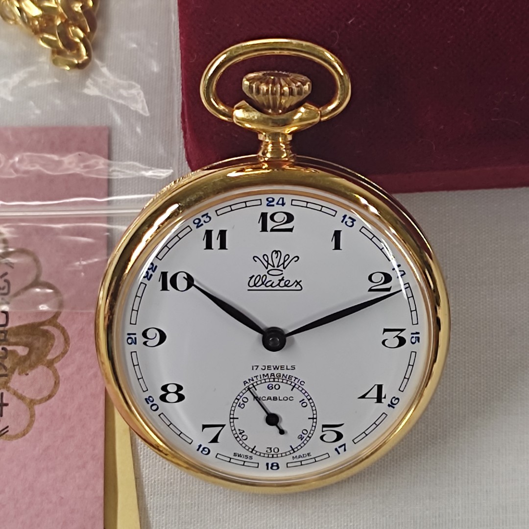 Vintage Watex Swiss Pocket Watch (PW03), Men's Fashion, Watches ...