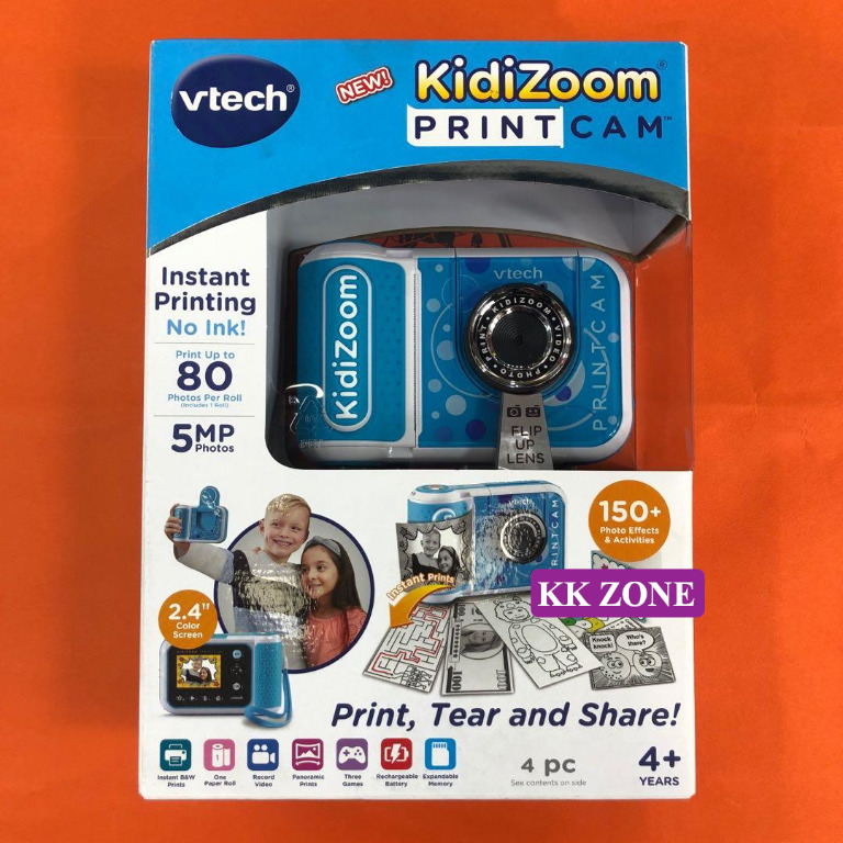 Vtech KidiZoom Print Cam ( Blue & Red ), 兒童＆孕婦用品, 嬰兒玩具 - Carousell