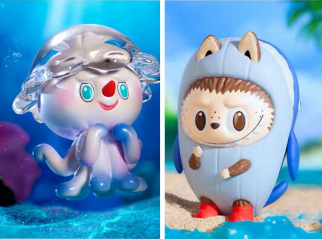 Popmart Labubu the monsters Animals Whale / Jellyfish, Hobbies & Toys ...