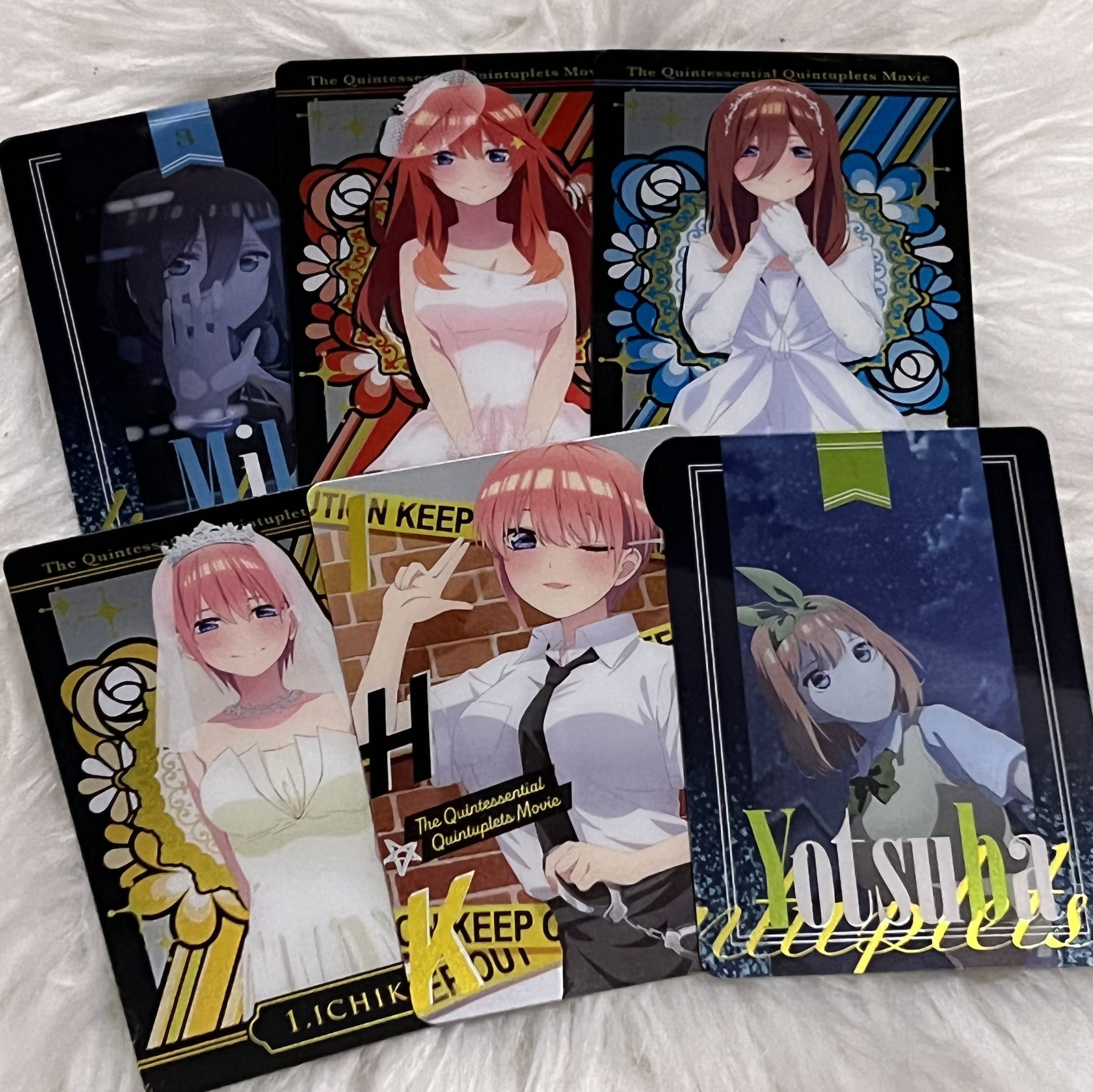 (wts/wtt) quintessential quintuplets metal cards, Hobbies & Toys ...
