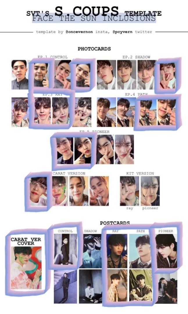 WTT SVT FACE THE SUN CARAT VER., Hobbies & Toys, Memorabilia ...