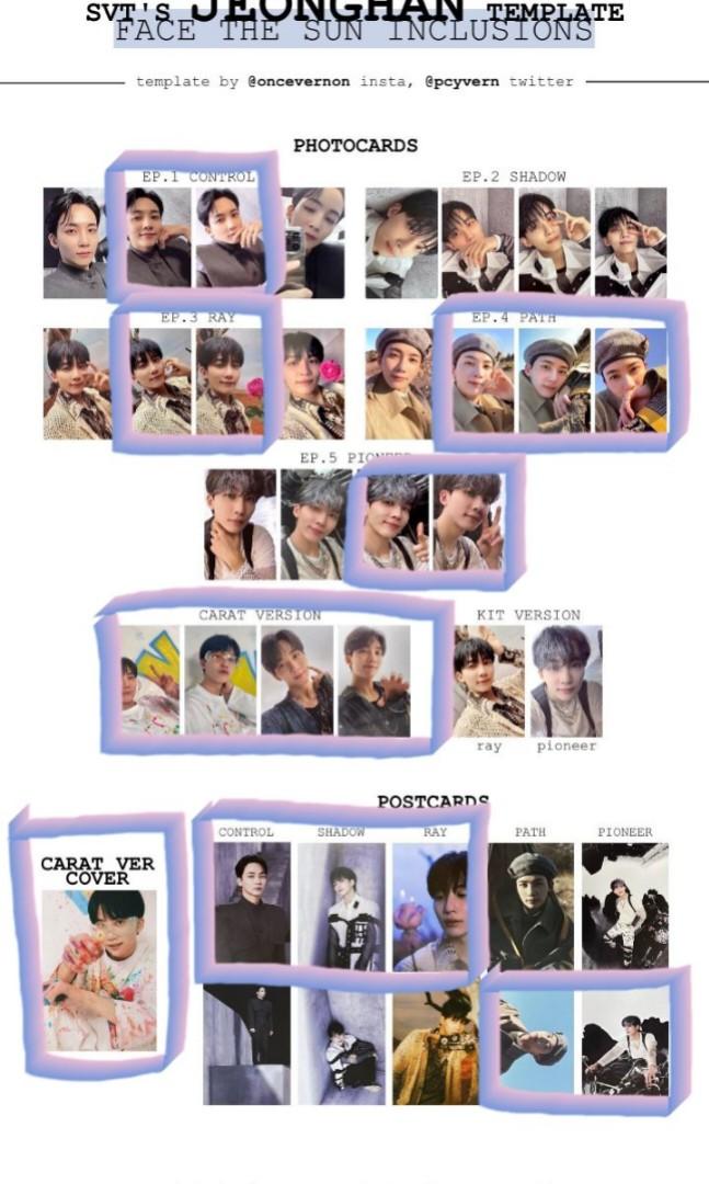 WTT SVT FACE THE SUN CARAT VER., Hobbies & Toys, Memorabilia ...