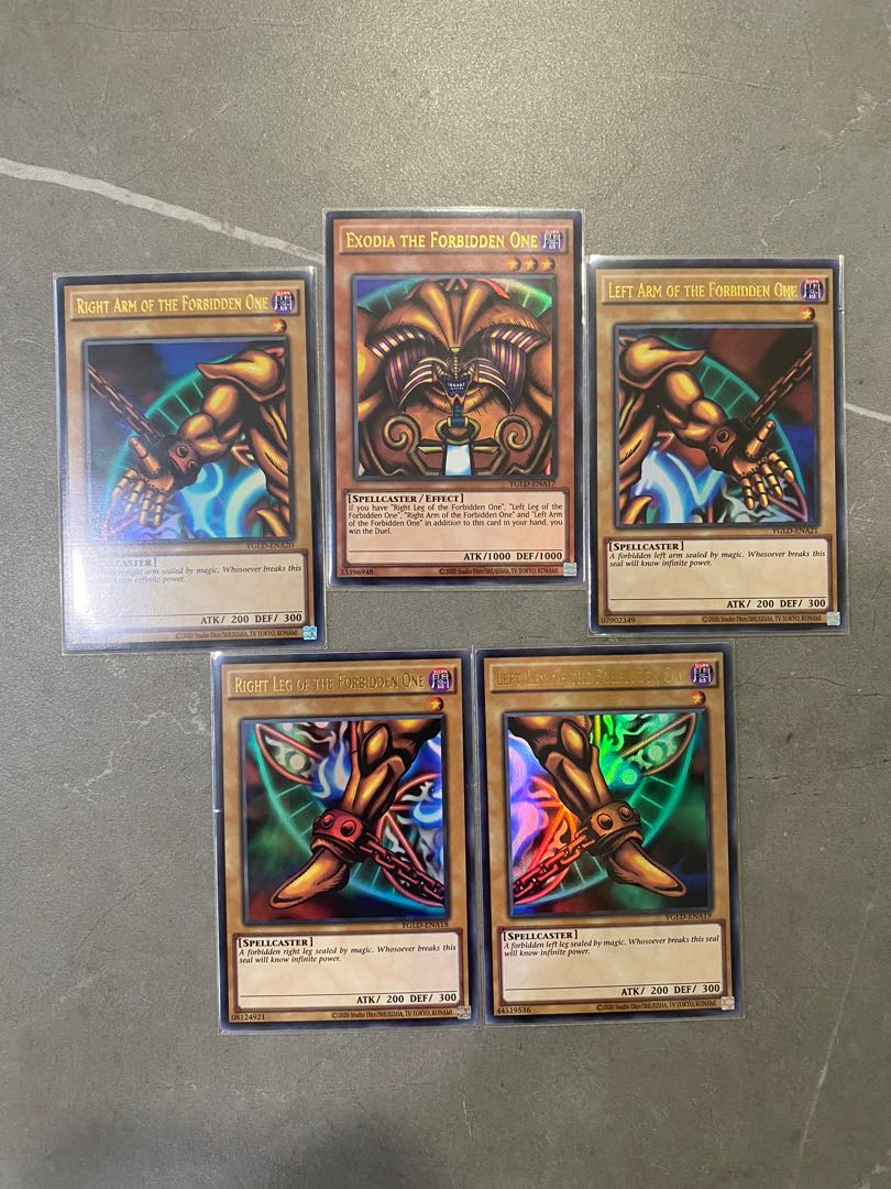 Yugioh Card Exodia Set (Ultra Rare), Hobbies & Toys, Toys & Games on ...