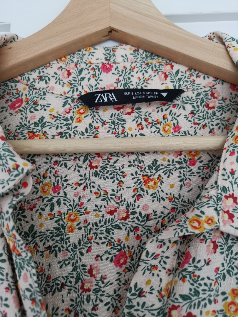 Zara flora dress, Women's Fashion, Dresses & Sets, Dresses on Carousell