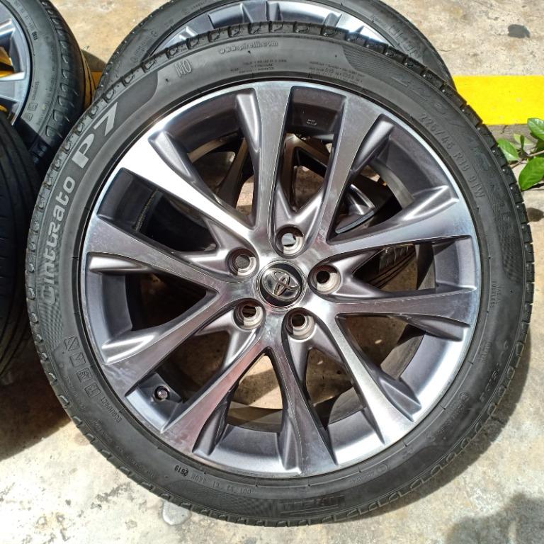 18" Toyota Estima Original rims (only rims), Car Accessories, Tyres ...