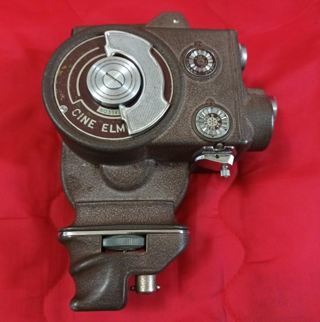 1950's Cine Elmo 8-A 8mm Film Camera, Photography, Cameras on Carousell