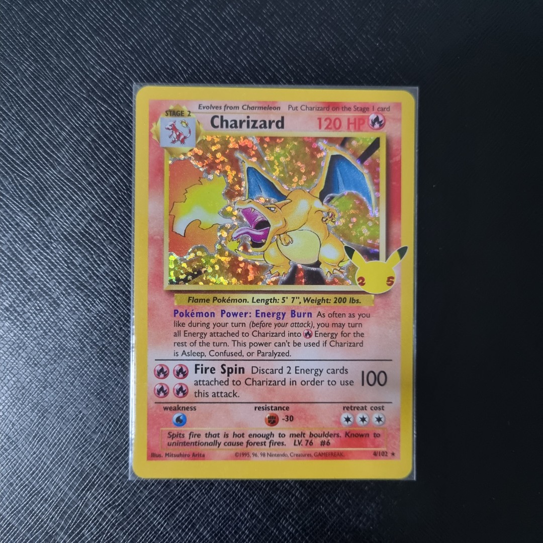 25th Celebration Charizard, Hobbies & Toys, Toys & Games on Carousell