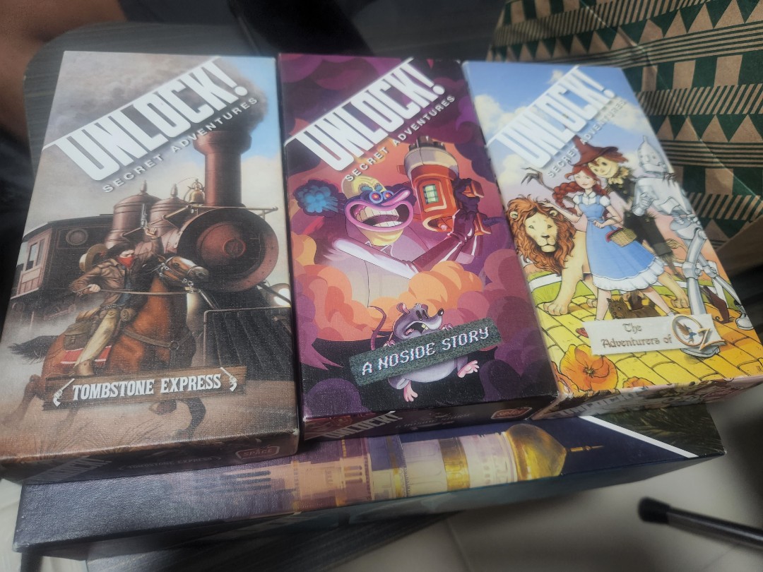 3 sets of Unlock Board Games, Hobbies & Toys, Toys & Games on Carousell