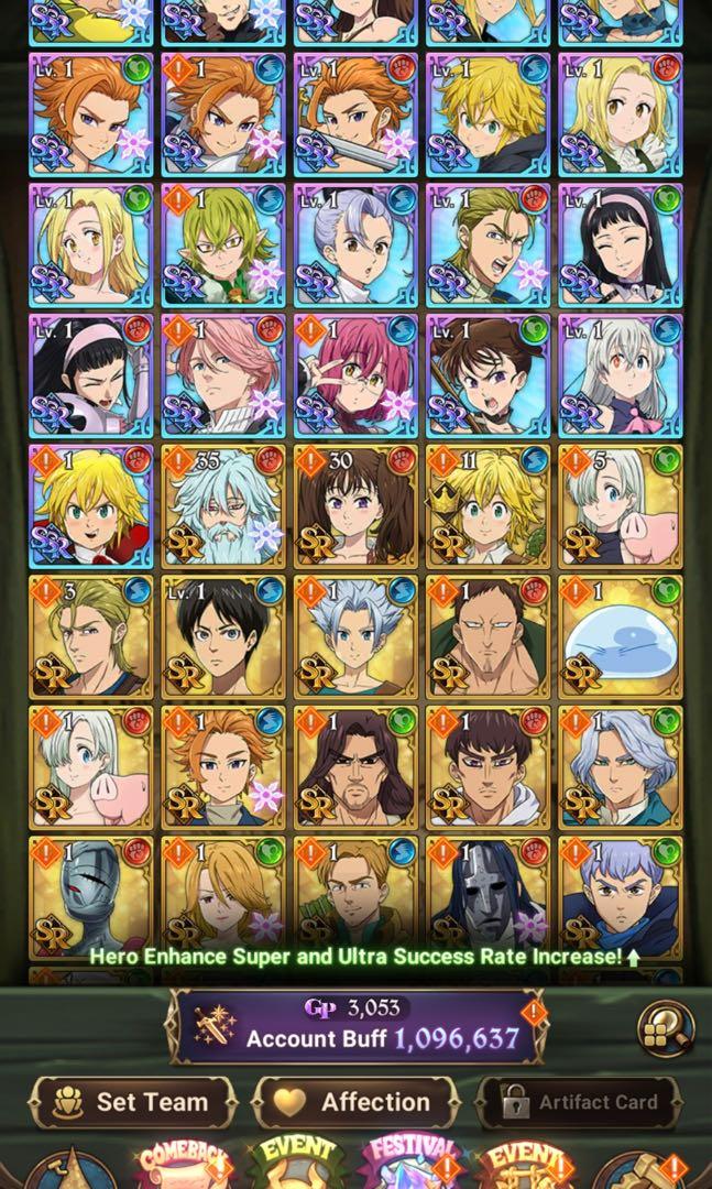 7DS GC global beast starter account, Video Gaming, Video Games, Others ...
