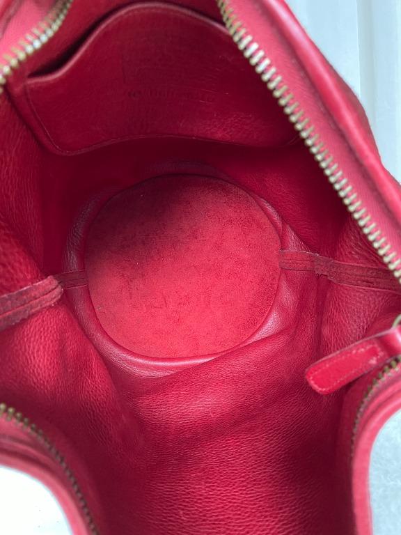 90s Coach Vintage Berkeley Duffle Sac, Coach Red Suede Leather Duffle ...