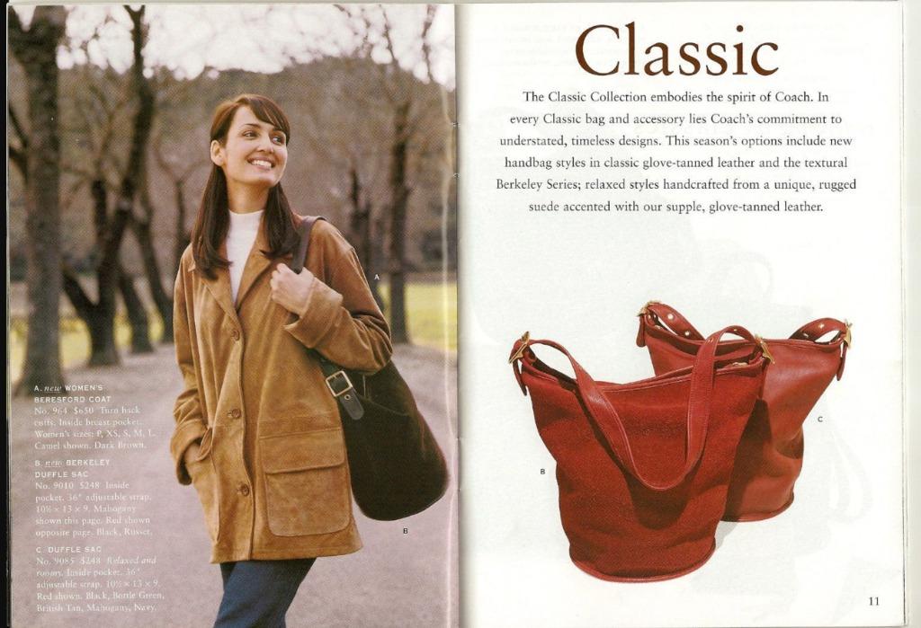 90s Coach Vintage Berkeley Duffle Sac, Coach Red Suede Leather Duffle ...