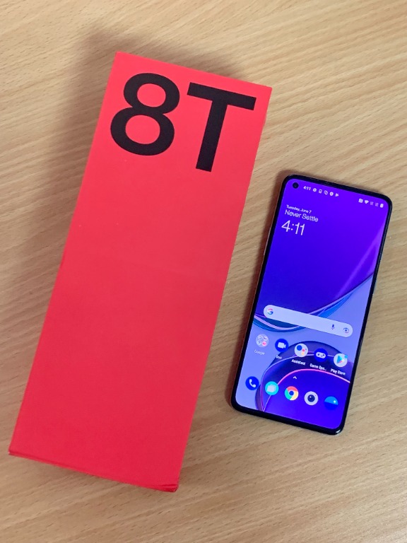 99% new OnePlus 8T 5G 12+256GB Dual SIM card, 6.55” Display , Model ...