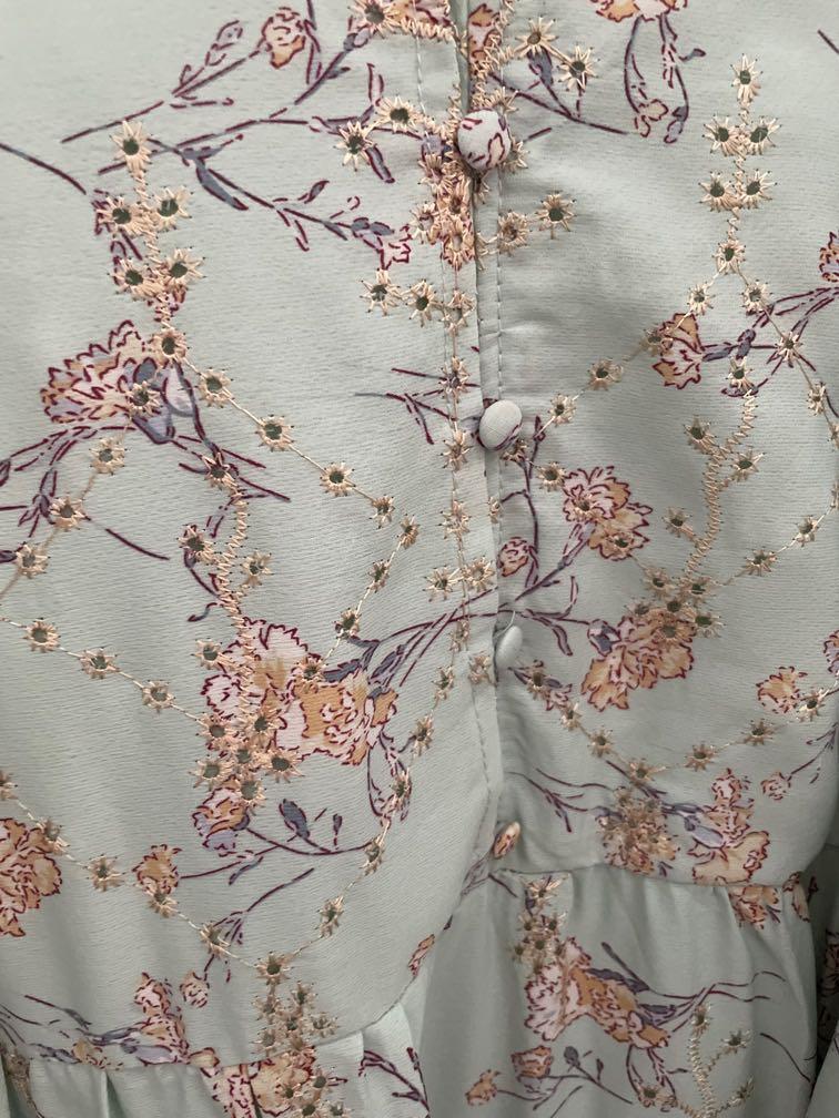 Alia Anggun Victoria dress Mint, Women's Fashion, Muslimah Fashion ...