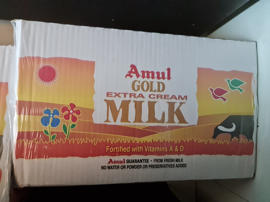 Amul milk carton 12 ltrs, Food & Drinks, Beverages on Carousell