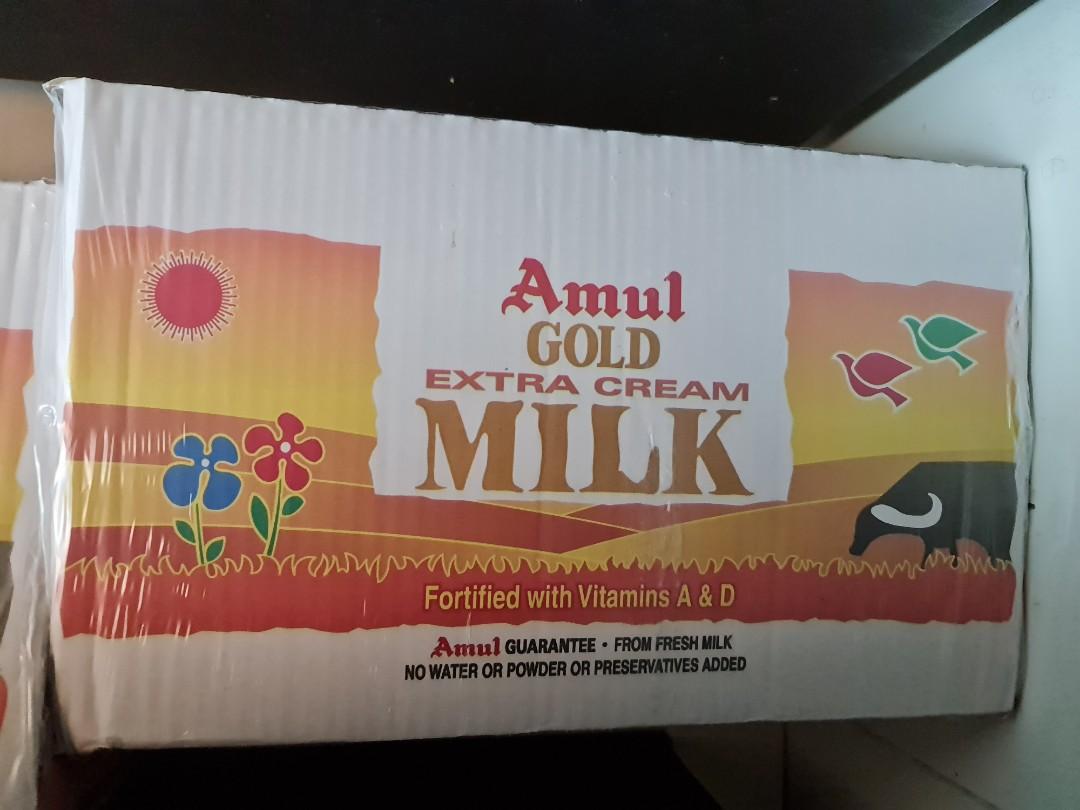 Amul milk carton 12 ltrs, Food & Drinks, Beverages on Carousell