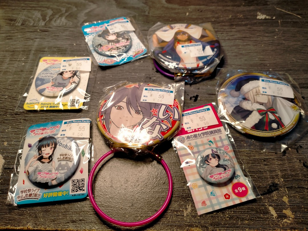 Anime Button Pin, Hobbies & Toys, Memorabilia & Collectibles, Fan ...
