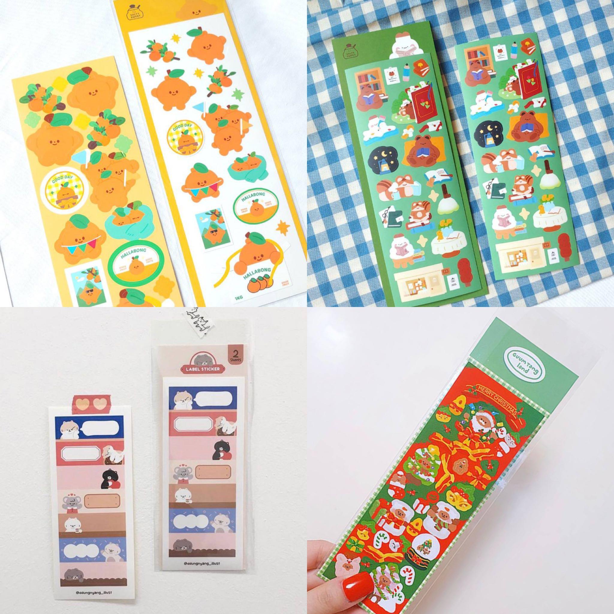 authentic korea stickers/ bullet journal, Hobbies & Toys, Stationery ...