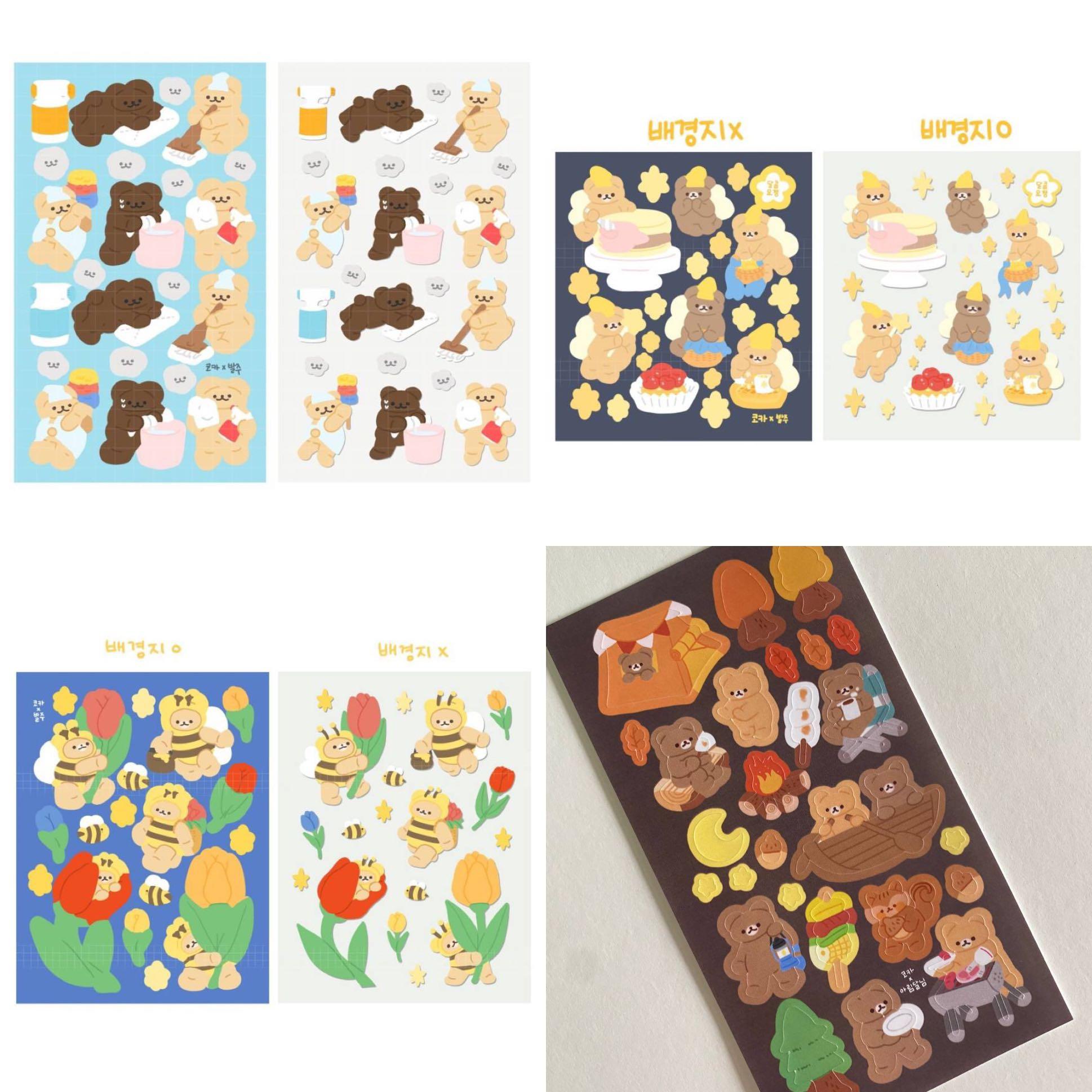 authentic korea stickers/ bullet journal, Hobbies & Toys, Stationery ...
