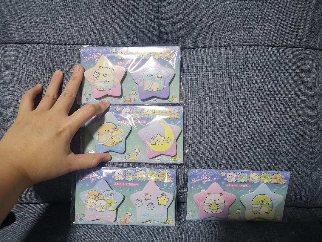 Authentic sumikko gurashi sumikkogurashi Kuji part pt 24 26 pin badges ...