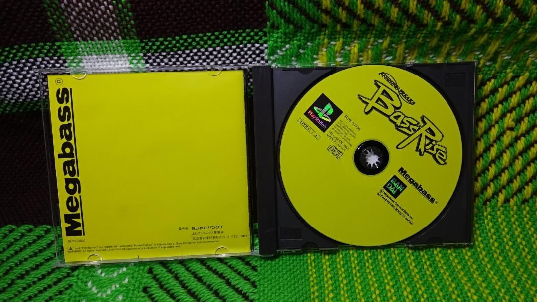 Bass Rise Fishing Controller Box Set with Bass Rise PS1 Game, Video ...