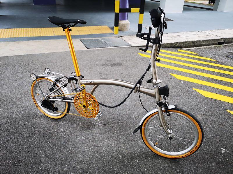 Bespoke Transparent Bicycle Stand for Brompton Pikes 3Sixty Foldies ...