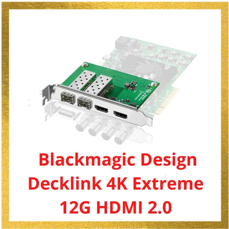 Blackmagic Design Decklink 4K Extreme 12G HDMI 2.0, Announcements on ...