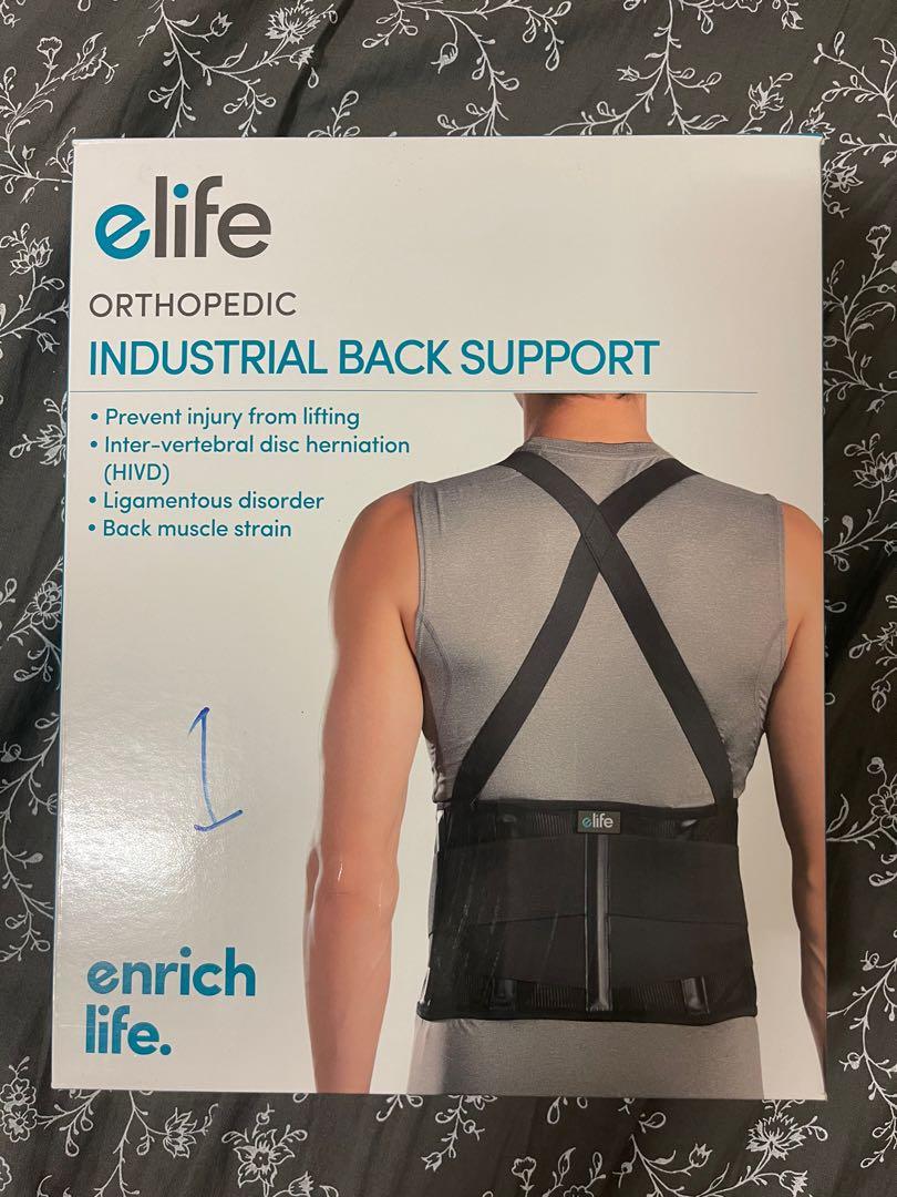 BNIB Elite orthopaedic industrial back support, Health & Nutrition ...