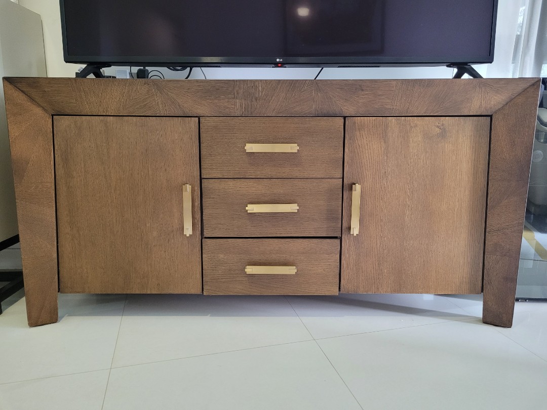 Buffer Cabinet TV Console, Furniture & Home Living, Furniture, Shelves ...