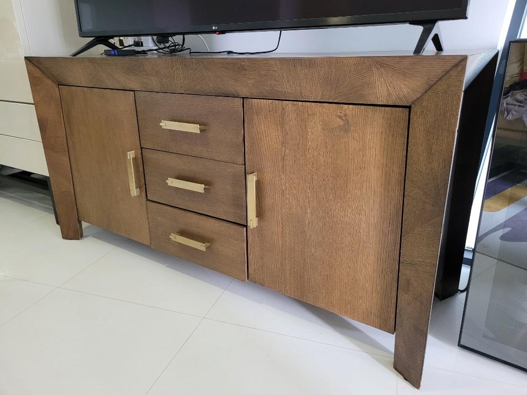 Buffer Cabinet TV Console, Furniture & Home Living, Furniture, Shelves ...