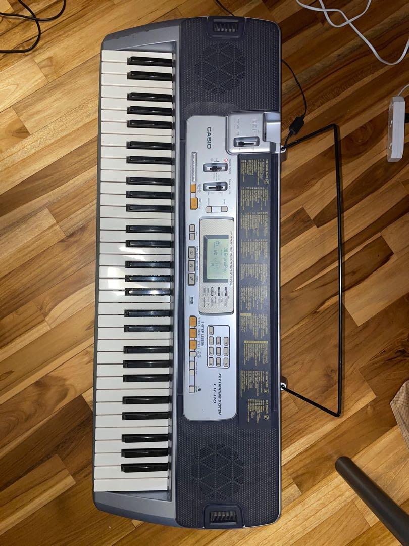 Casio Lk-110 piano keyboard, Hobbies & Toys, Music & Media, Musical Instruments on Carousell