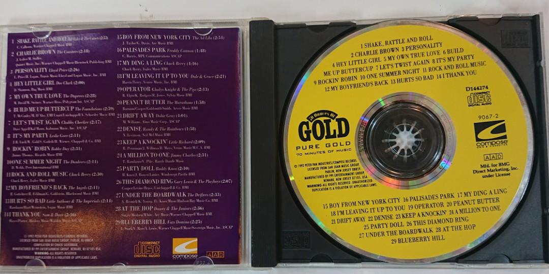 Cd 70 ounces of gold -pure gold, 興趣及遊戲, 音樂樂器 & 配件, 音樂與媒體 - CD 及 DVD ...
