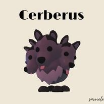 CERBERUS - ADOPT ME PET - LEGENDARY PET, Video Gaming, Gaming ...