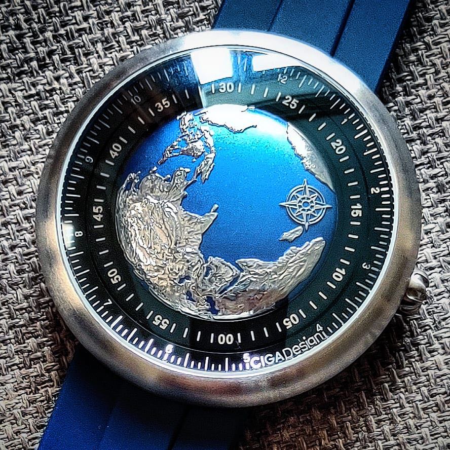 Ciga Blue Planet Stainless Steel Watch, Luxury, Watches on Carousell