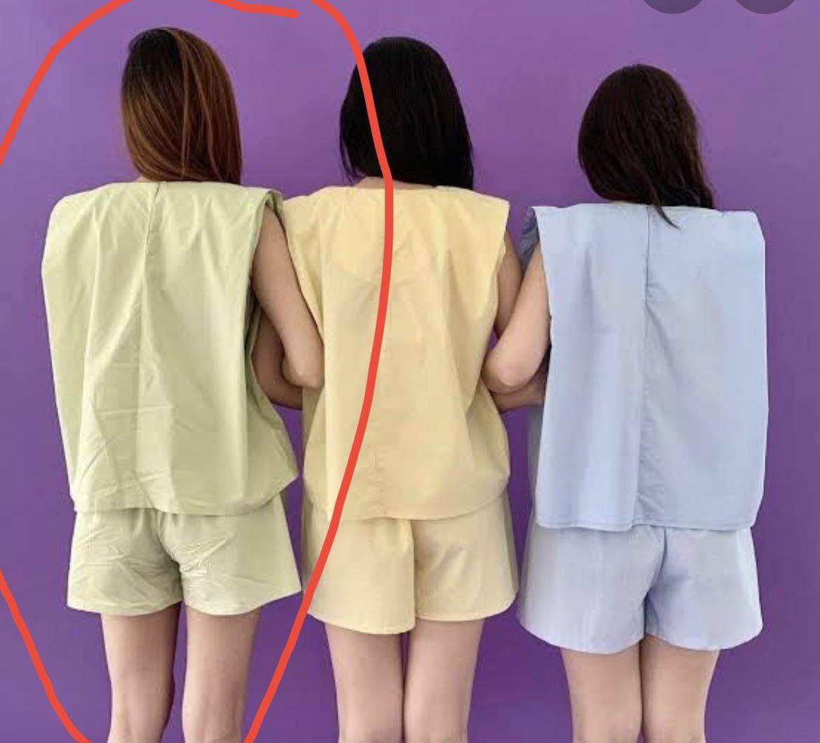 Claude official everyday claude set green, Fesyen Wanita, Pakaian ...
