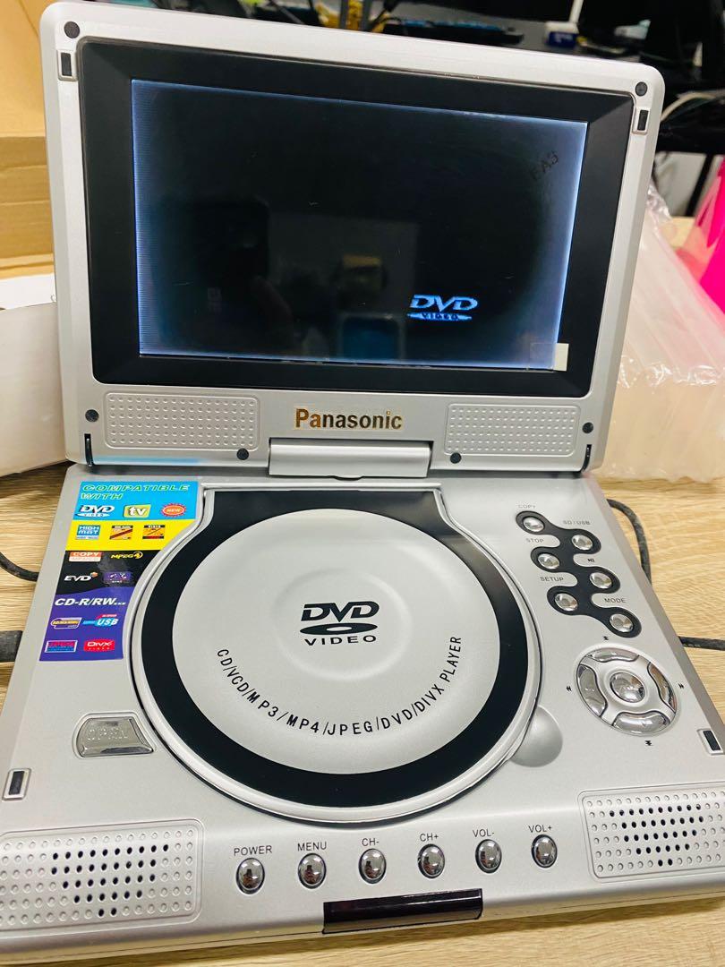 Color TFT LCD TV , DVD Player with Swivel & Rechargeable Battery, TV ...