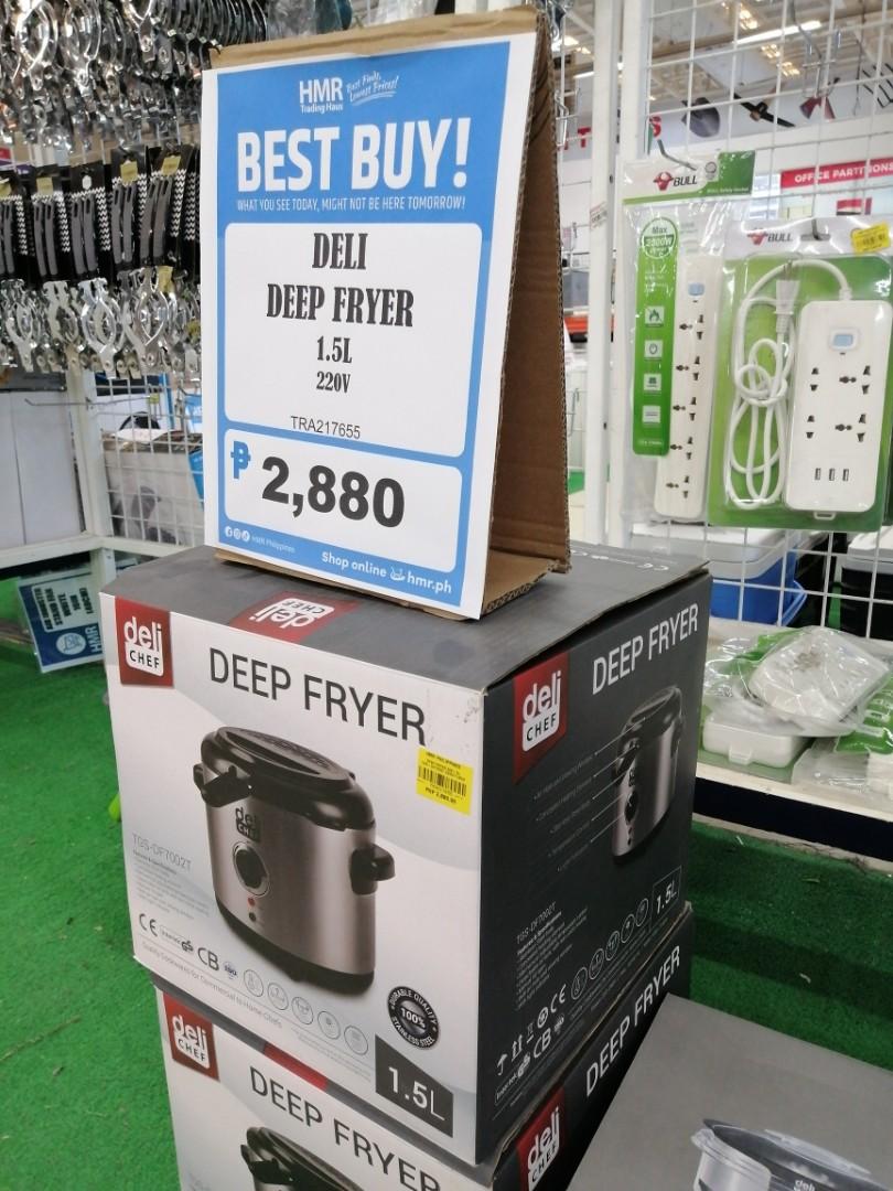 Deli Chef Deep Fryer, TV & Home Appliances, Kitchen Appliances, Fryers ...