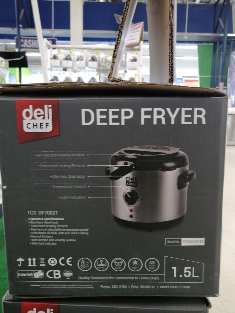 Deli Chef Deep Fryer, TV & Home Appliances, Kitchen Appliances, Fryers ...