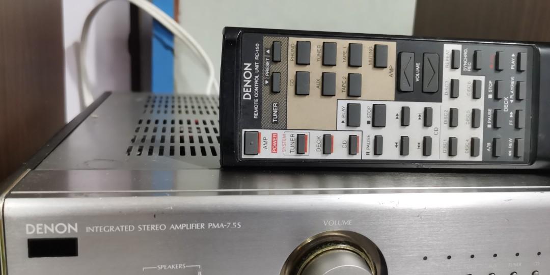 DENON HIFI stereo amplifier PMA-7.5S&SC-M70 SPEAKERS Made in Japan(請看内文 ...