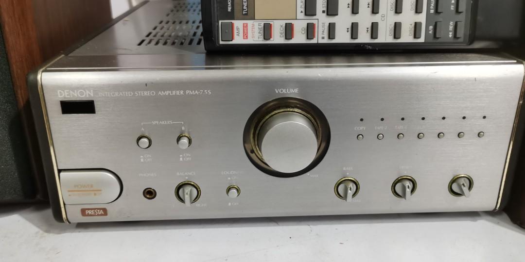 DENON HIFI stereo amplifier PMA-7.5S&SC-M70 SPEAKERS Made in Japan(請看内文 ...