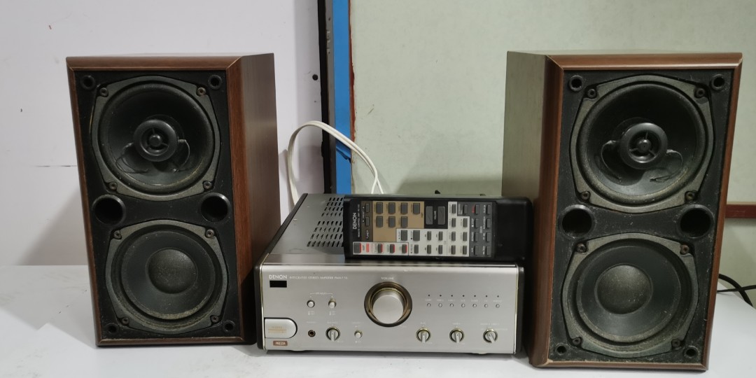 DENON HIFI stereo amplifier PMA-7.5S&SC-M70 SPEAKERS Made in Japan(請看内文 ...