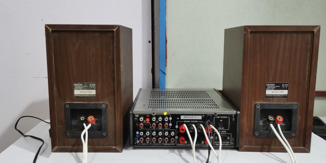 DENON HIFI stereo amplifier PMA-7.5S&SC-M70 SPEAKERS Made in Japan(請看内文 ...